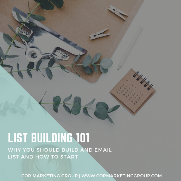 List Building 101 - COR Commerce